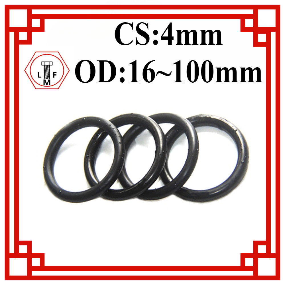 【LMF】黑色丁腈O型圈 耐磨 耐油密封圈 黑色優質NBR (CS4mm*OD16~100mm) | 蝦皮購物