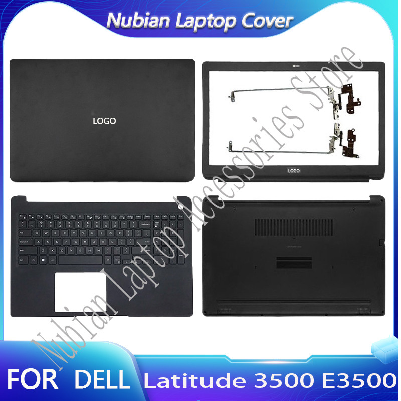 DELL 全新適用於戴爾 Latitude 3500 E3500 筆記本電腦 LCD 後蓋/前擋板框架/掌托/底部外殼黑 | 蝦皮購物