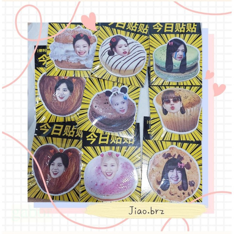 【覺JIAO】周邊☛ BLACKPINK 周邊 食物便利貼 Lisa Jennie Jisoo Rose 便條紙團體 | 蝦皮購物