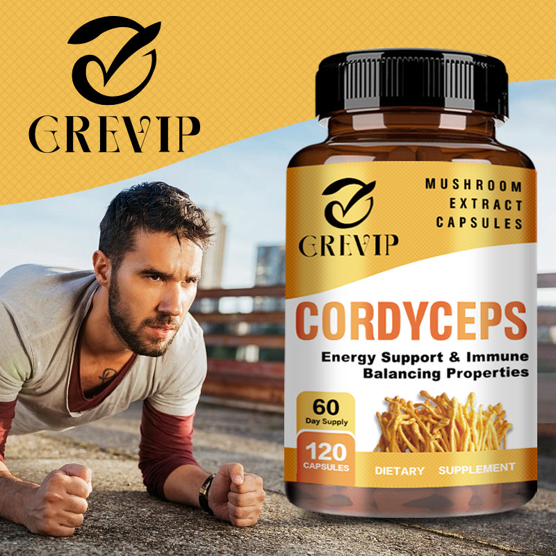 GREVIP 冬*夏*補充 1000毫克，素食膠囊，美國原裝進口，60/120粒 | 蝦皮購物