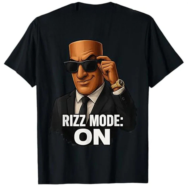 Funny Tung Tung Sahur Rizz Mode on Italian Brainrot Meme t恤男 | 蝦皮購物