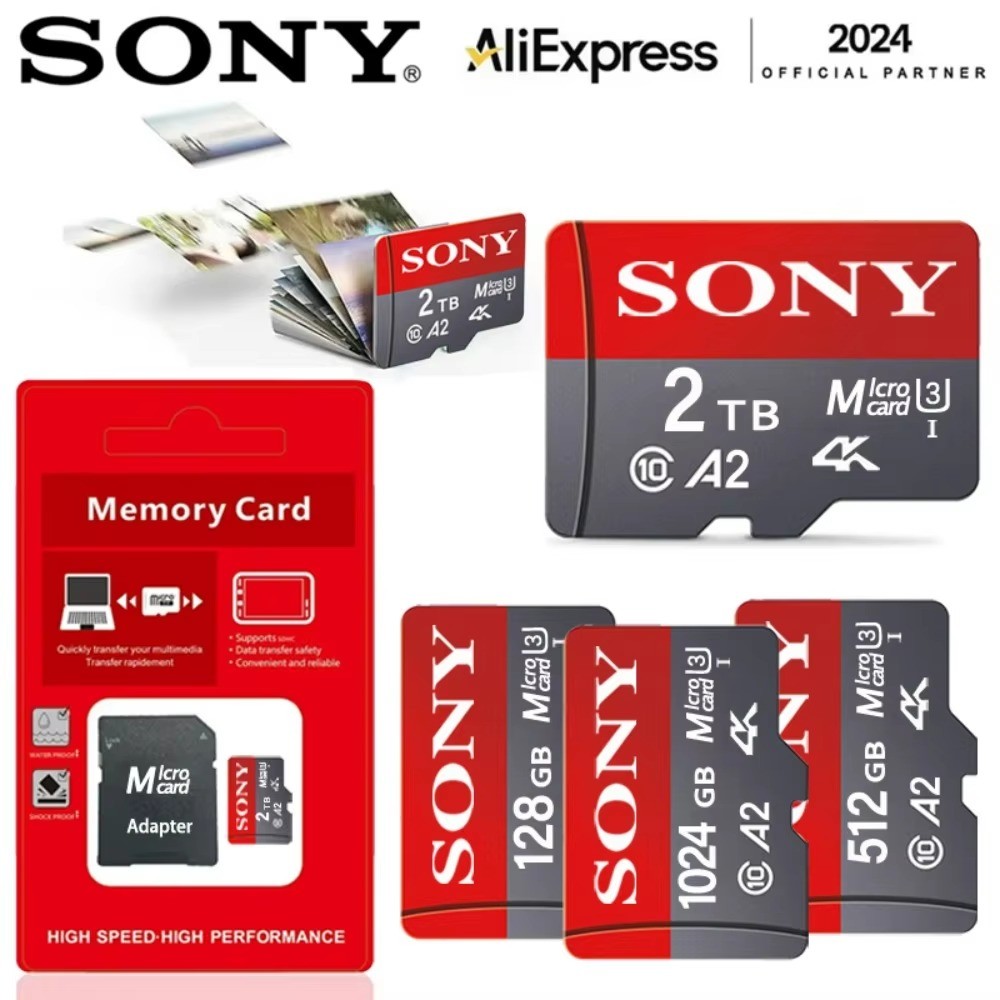 索尼 原裝 SONY 全新 2TB Micro TF Mini SD 卡 1TB 256GB 512GB 128GB T | 蝦皮購物