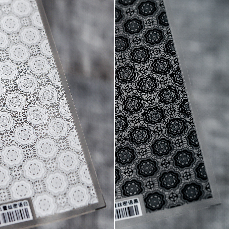 [Meow.Sensei]magico新工藝5D鐵素薄韌指甲貼紙pro磨砂薄透美甲貼蕾絲蜜語TS391 | 蝦皮購物