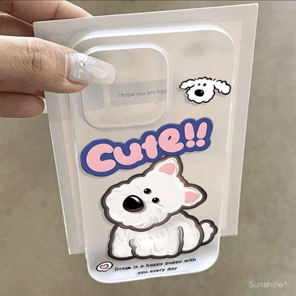 適用iphonehead Tilt West Highland Puppy 11 12 13 14 15 16Plus | 蝦皮購物