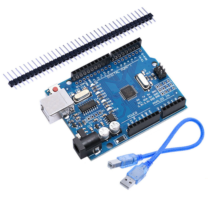 高品質一套 UNO R3 CH340G+MEGA328P 芯片 16Mhz 適用於 Arduino UNO R3 開發板 | 蝦皮購物