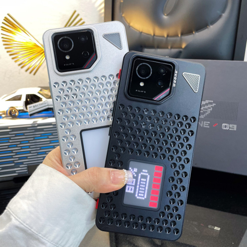 華碩 ASUS ROG Phone 9 Pro 手機殼 二合一 金屬保護套 液冷彈扣散熱孔帶遊戲肩鍵防塵網 彩家 | 蝦皮購物