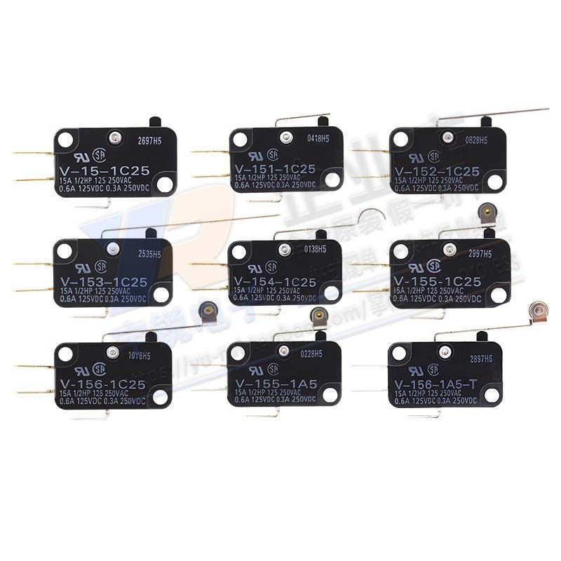 Omron微動開關V-156-1C25 151 152 153 154 155 V-15-1A5-T A/B5 | 蝦皮購物