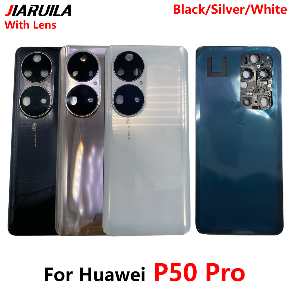 華為 P50 Pro 後蓋電池蓋後蓋外殼玻璃殼帶相機鏡頭更換零件 | 蝦皮購物