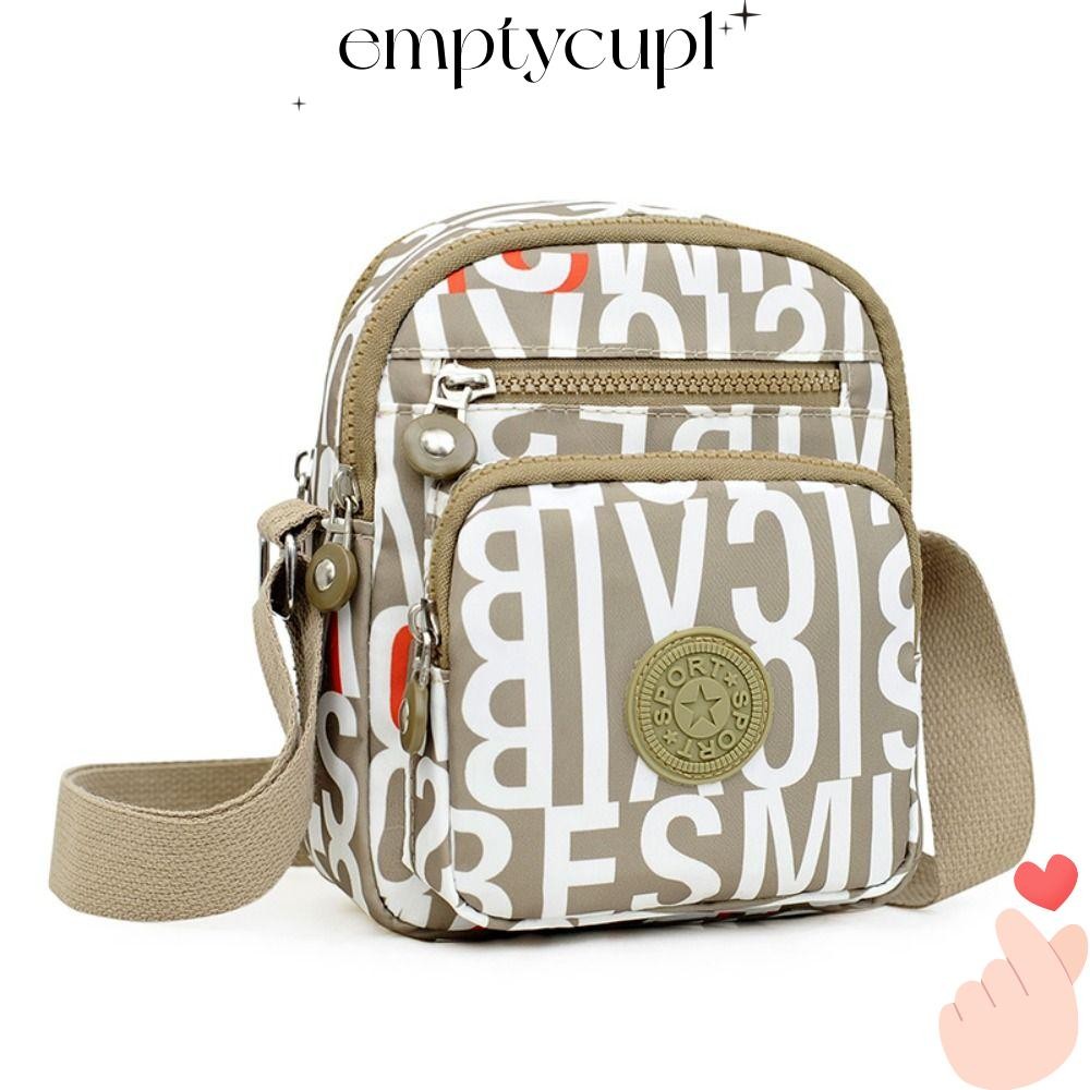 EMPTYCUP單肩包,牛津多個口袋斜挎包,經久耐用多功能手機袋婦女 | 蝦皮購物