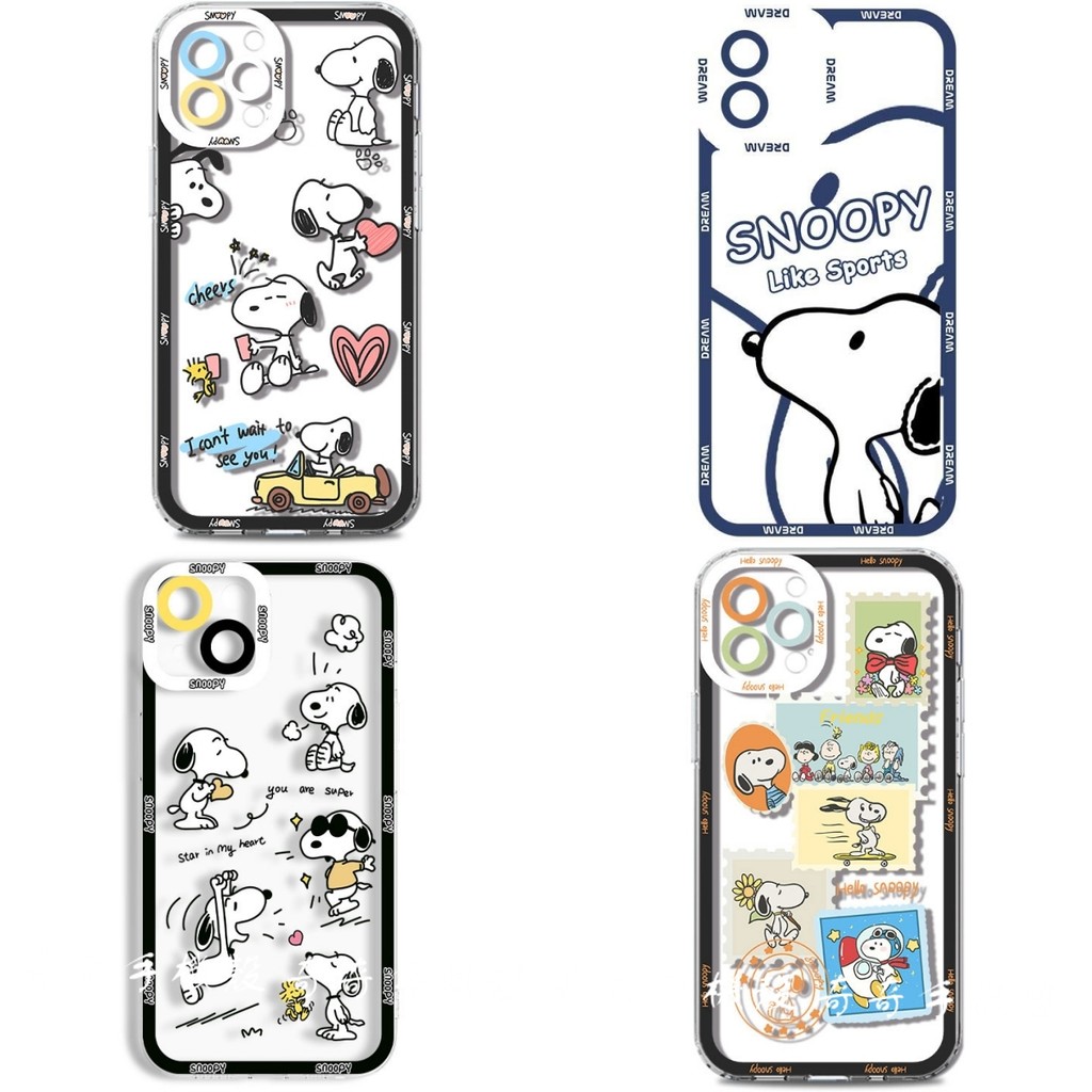卡通史努比 透明可愛手機殼 VIVO X100 pro X50e X60 X70 X80 X90 V21 V15 V17 | 蝦皮購物