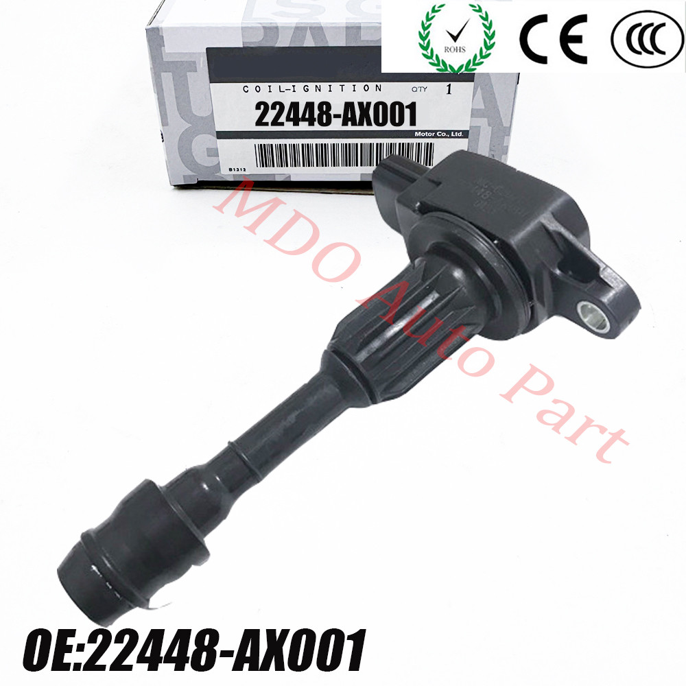 NISSAN 22448-ax001 AIC-6207F 點火線圈適用於日產三月 Micra K12 Note E11 | 蝦皮購物