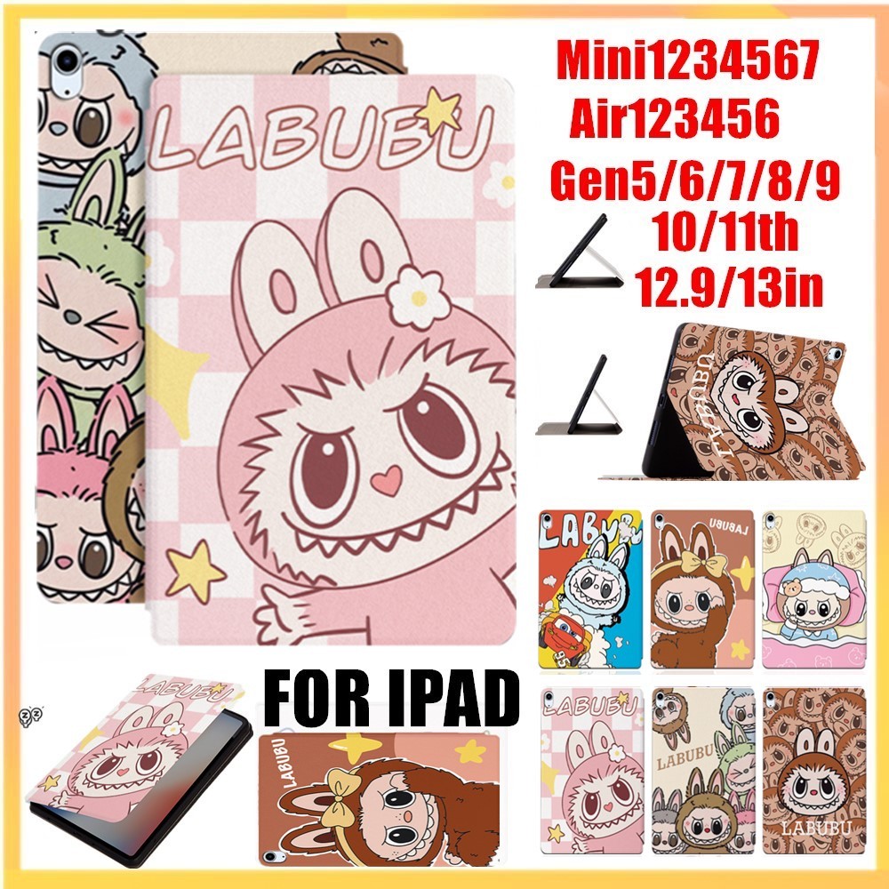 卡通 LABUBU 保護套適用於 iPad Mini Air1/2/3/4/5/6/7 Gen5/6/7/8/9/10/ | 蝦皮購物