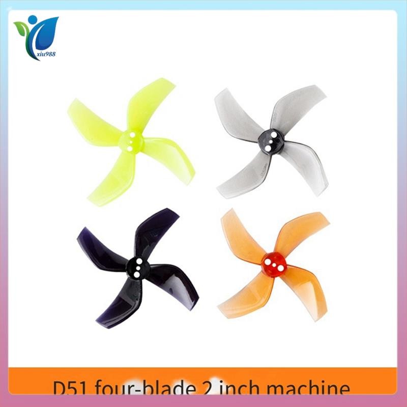 8 件裝 D51 2020 4 葉片螺旋槳 2x2x4 2 英寸 1.5 毫米 PC 螺旋槳,用於 RC FPV 賽車自 | 蝦皮購物