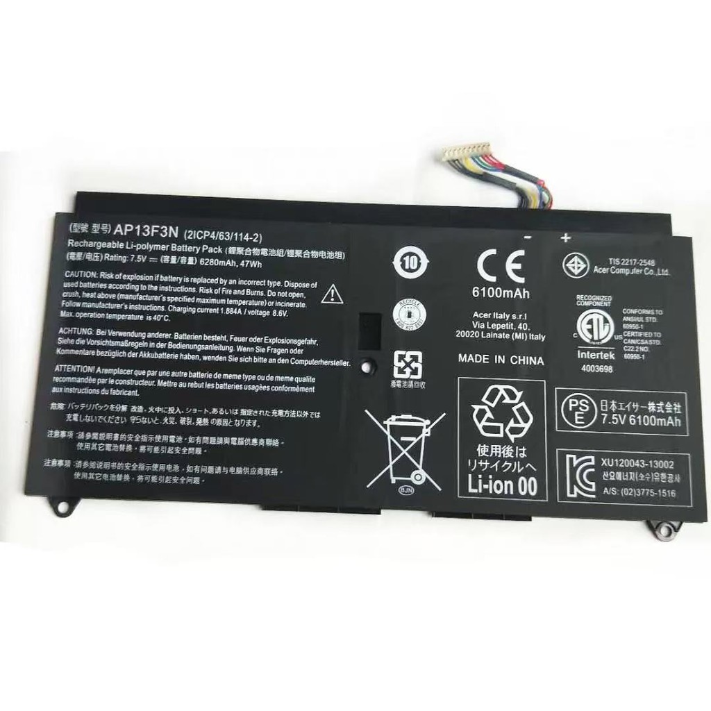 Acer 原廠電池 宏碁 AP13F3N Aspire S7-393g S7-393 S7-392-9439 | 蝦皮購物