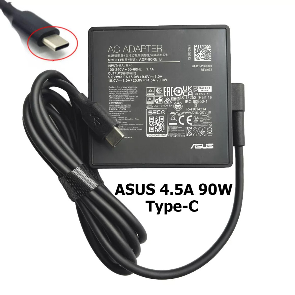 MSI 華碩 Vivobook S15 S14 S16 筆記本電腦 20V 4.5A 90W Type-C 交流電源充電 | 蝦皮購物