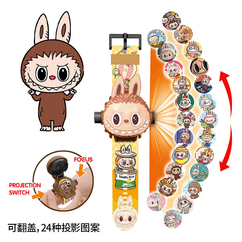 三麗鷗 卡通 Labubu Capybara 投影手錶 Sanrio Kuromi Melody Cinnamoroll | 蝦皮購物