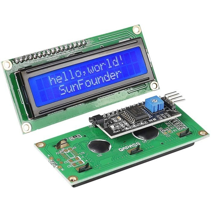 Lcd 16x2 I2c 1602 藍色 Lcd 帶 I2c Iic 模塊 Arduino 蝦皮購物