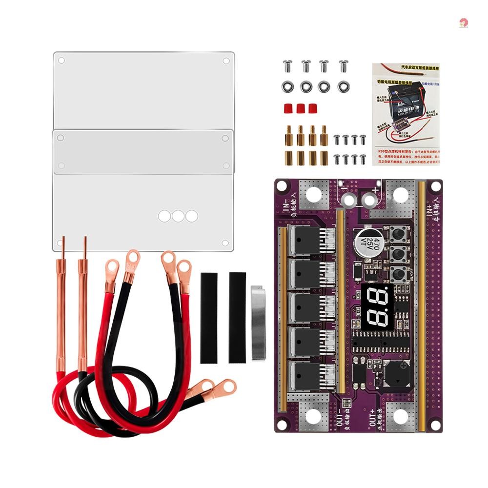 K99小型自動點焊diy全套配件 18650鋰電池點焊機筆控制主板碰焊機 99檔位 數位管顯示 可點焊0.1-0.3mm | 蝦皮購物