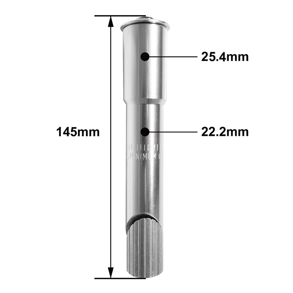 自行車鎖牙式龍頭Stem Adapter Converter 22.2mm Quill to 1" Threadless | 蝦皮購物