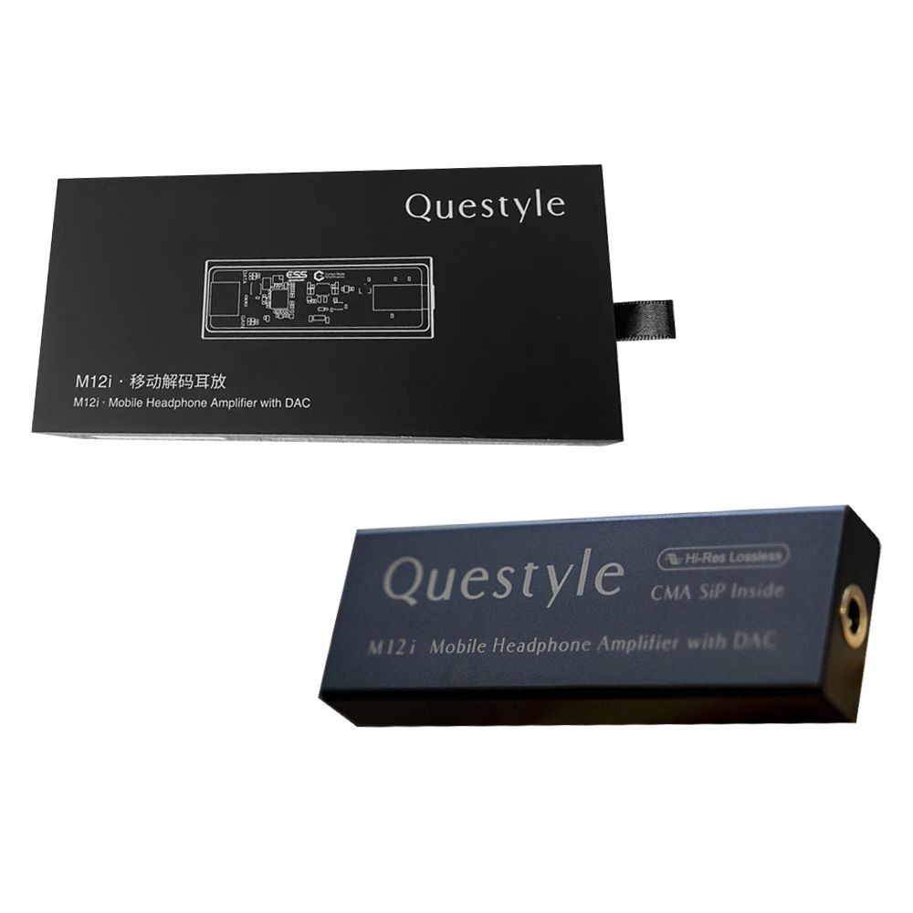 Questyle M12i USB便攜 3.5mm 解碼耳機轉換器 耳擴/DAC (黑色)(平行進口) | 蝦皮購物