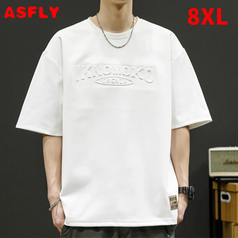 ASFLY 6XL 7XL 8XL T 恤男士加大碼男 T 恤 3D 打印野營 T 恤時尚短袖 T 恤上衣嘻哈夏季男士布 | 蝦皮購物