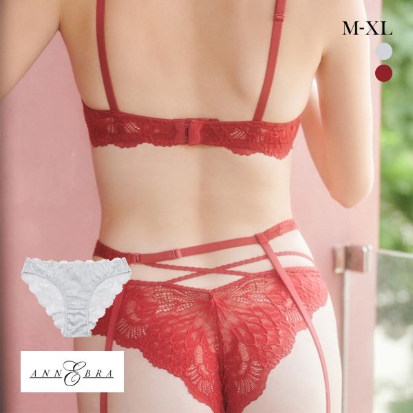 ANNEBRA內褲女超薄透明紅色蕾絲透氣無痕性感火辣低腰三角褲Amour(A61AU3034)(日本直郵)1 | 蝦皮購物