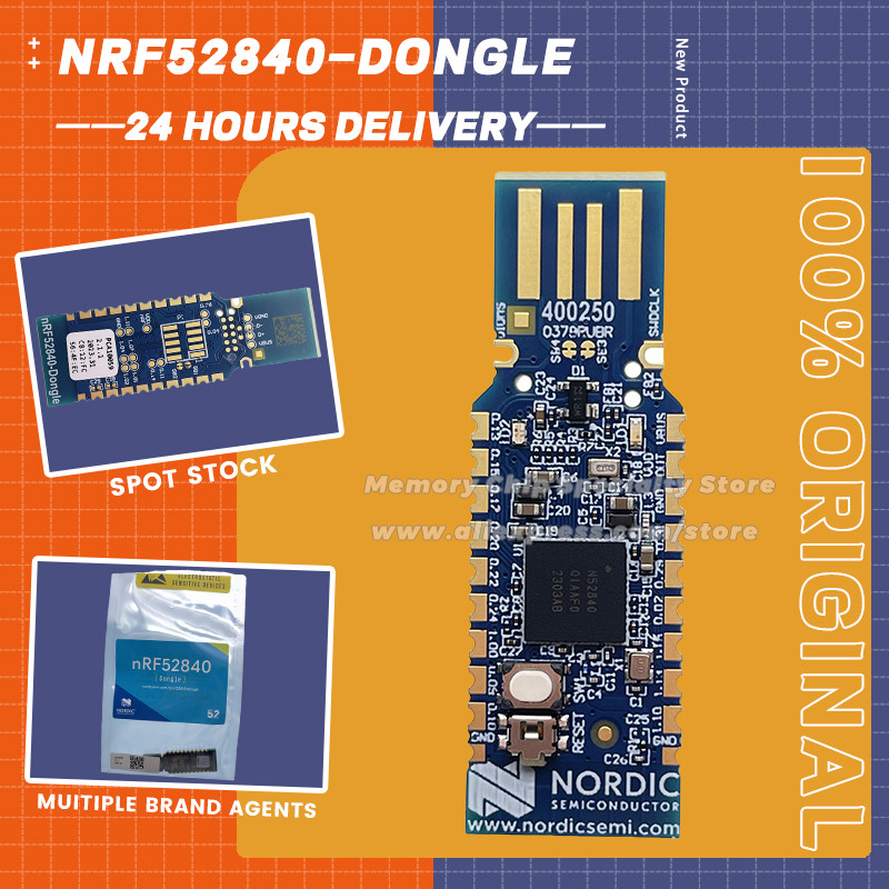 1個/很多! NRF52840-dongle Nordic dongle PCA10059 藍牙 usb 加密狗模塊全新 | 蝦皮購物