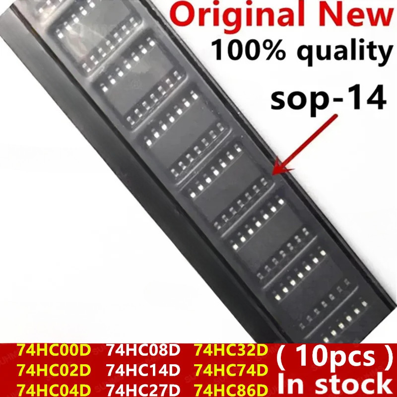 (10piece)100% 全新 SN74HC14DR 74HC00D 74HC02D 74HC04D 74HC08D | 蝦皮購物