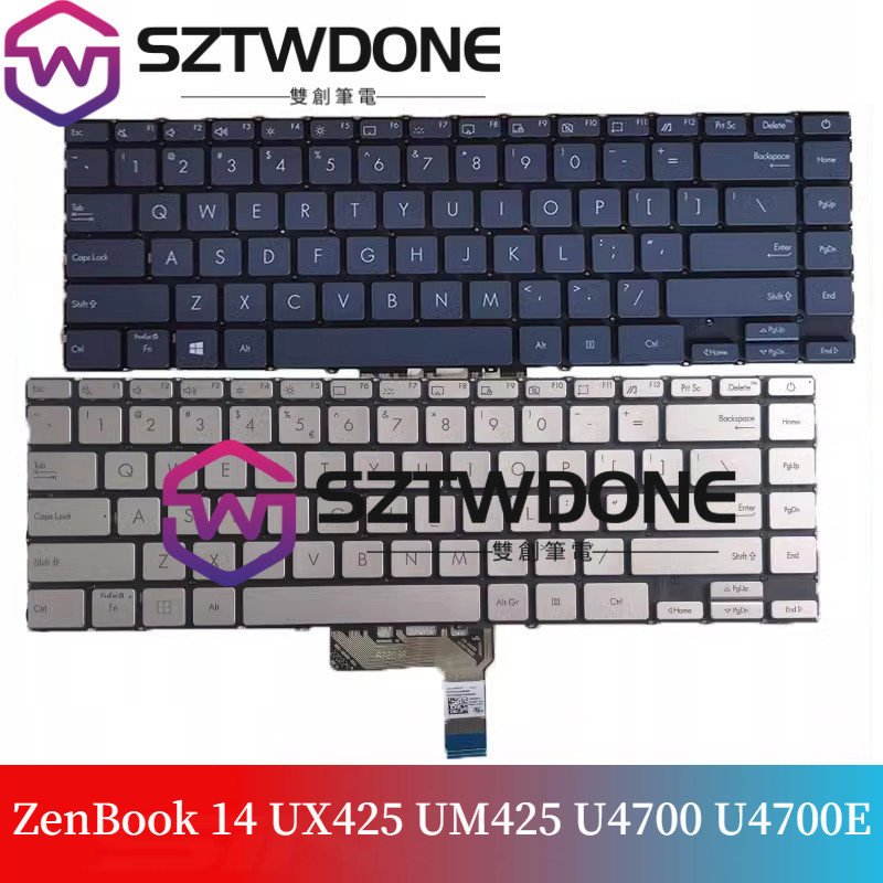 適用華碩靈耀14 ZenBook 14 UX425 UM425 U4700 U4700E筆記型電腦 鍵盤 | 蝦皮購物