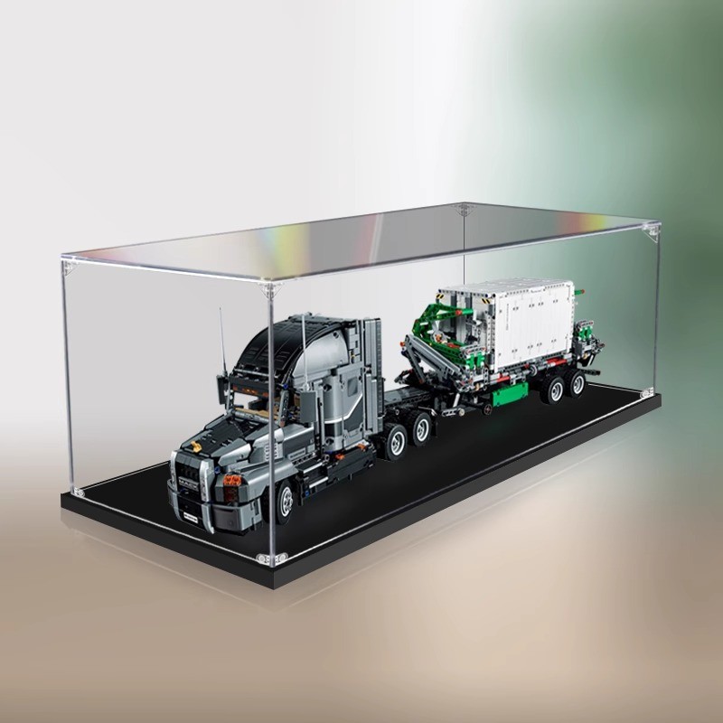 【定製咨詢】高透明亞克力展示盒適用於樂高 42078馬克卡車MACK 防塵罩明盒透明手辦模型盒 積木收納公仔展示櫃 | 蝦皮購物