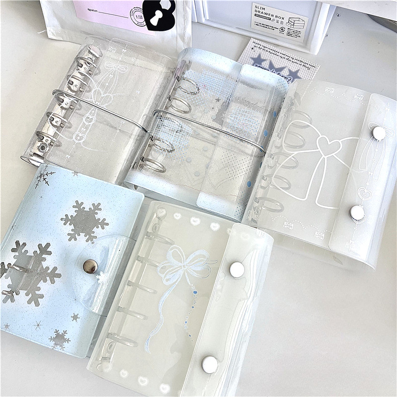 Ins M5活頁夾透明封面活頁活頁夾DIY剪貼簿筆記本 | 蝦皮購物