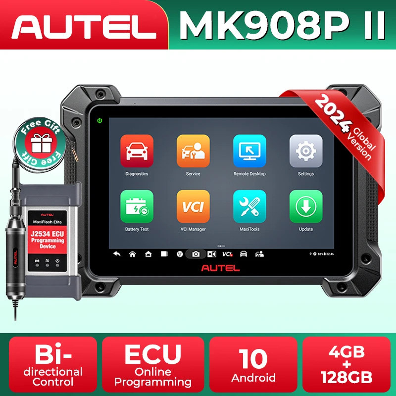 Autel MaxiCOM MK908P II MK908 PRO II OBD2診斷掃描儀J2534 ECU編程在綫編 | 蝦皮購物