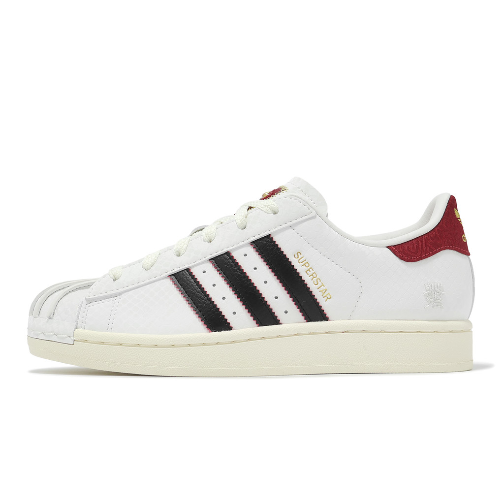 adidas 休閒鞋 Superstar 男女鞋 白 紅 蛇年 CNY 復古 三葉草 愛迪達 [ACS] JR8036 | 蝦皮購物