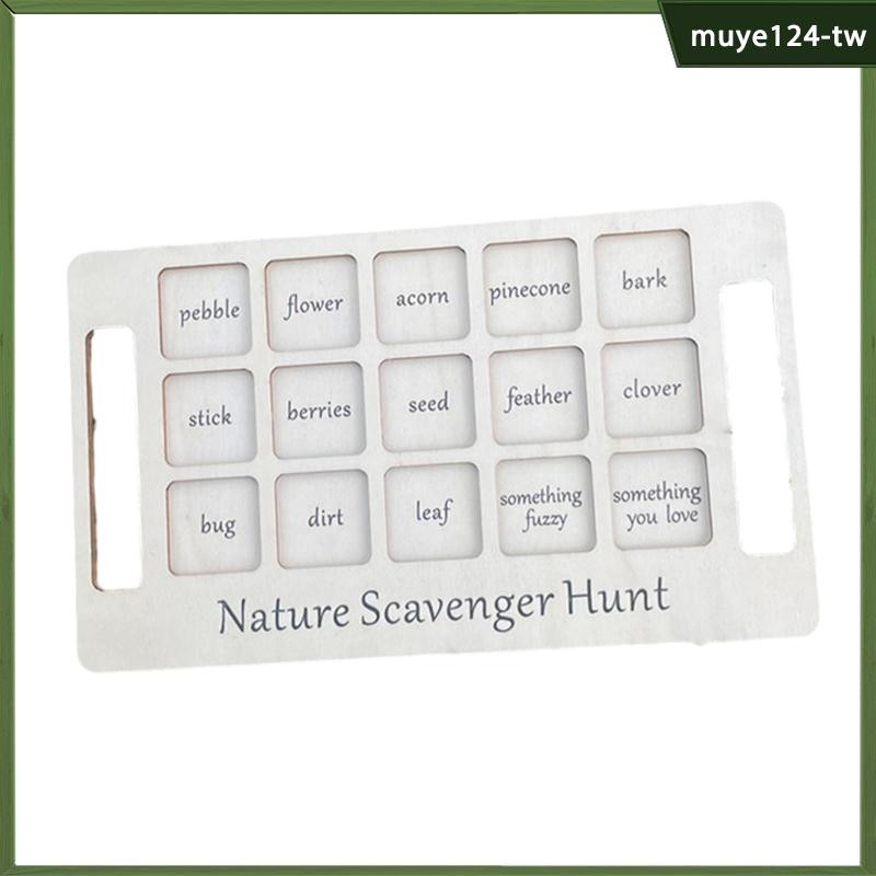 [Vaveren] Scavenger Board Scavenger Games Nature Treasure Ga | 蝦皮購物