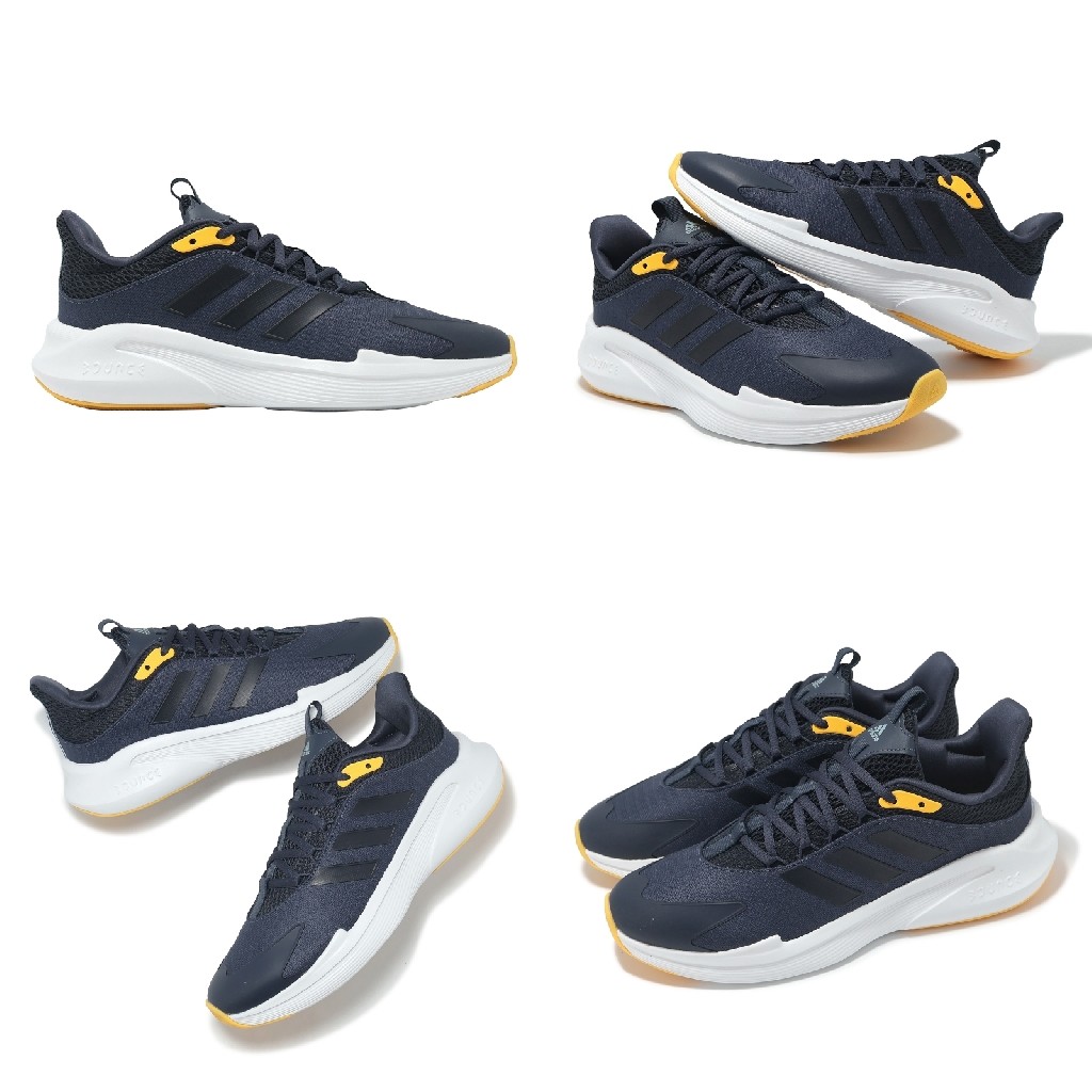 adidas 慢跑鞋 Alphaedge + 男鞋 任選 全黑 白 藍 愛迪達 Bounce 路跑 運動鞋 [ACS] | 蝦皮購物