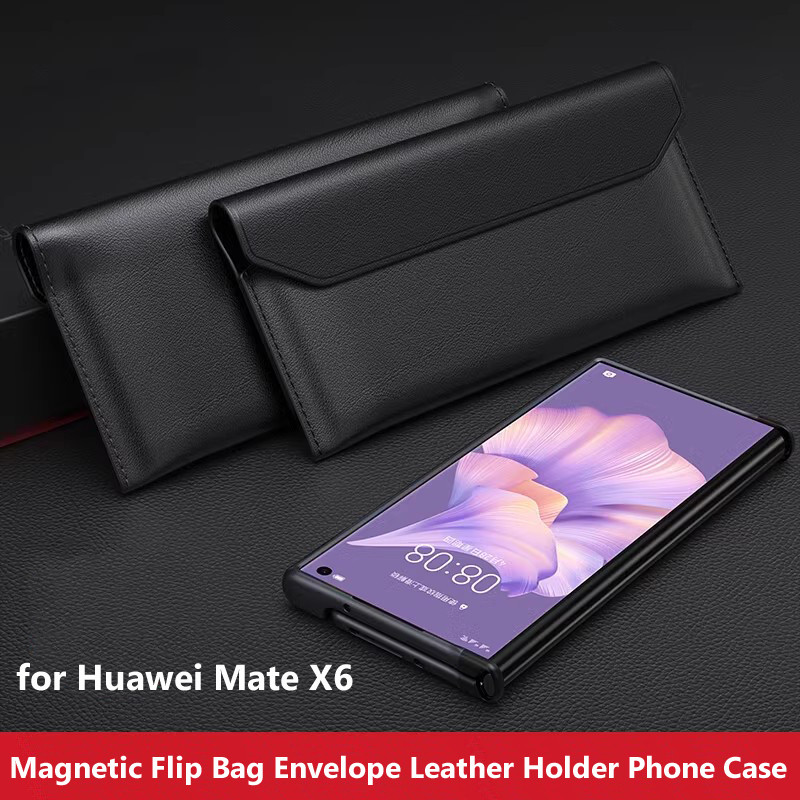 適用於華為 Mate X6 Mate XT X5 X3 MateX3 X2 Xs 2 磁性翻蓋包皮革手機殼錢包手提包手機 | 蝦皮購物