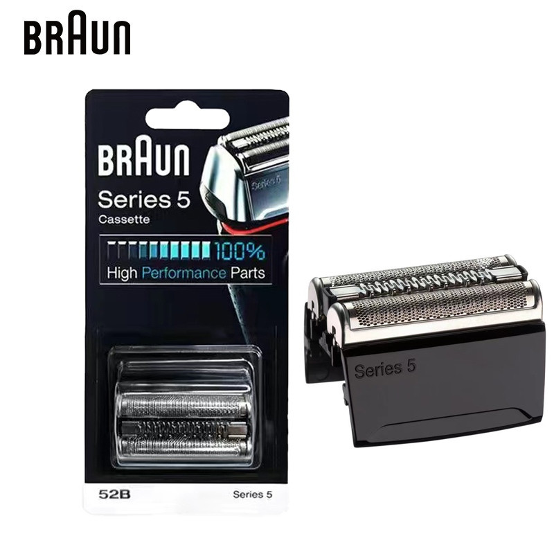 Braun 52B 52S 電動剃須刀頭更換箔刀適用於 Braun Razor 系列 5 5030s 5190CC 51 | 蝦皮購物