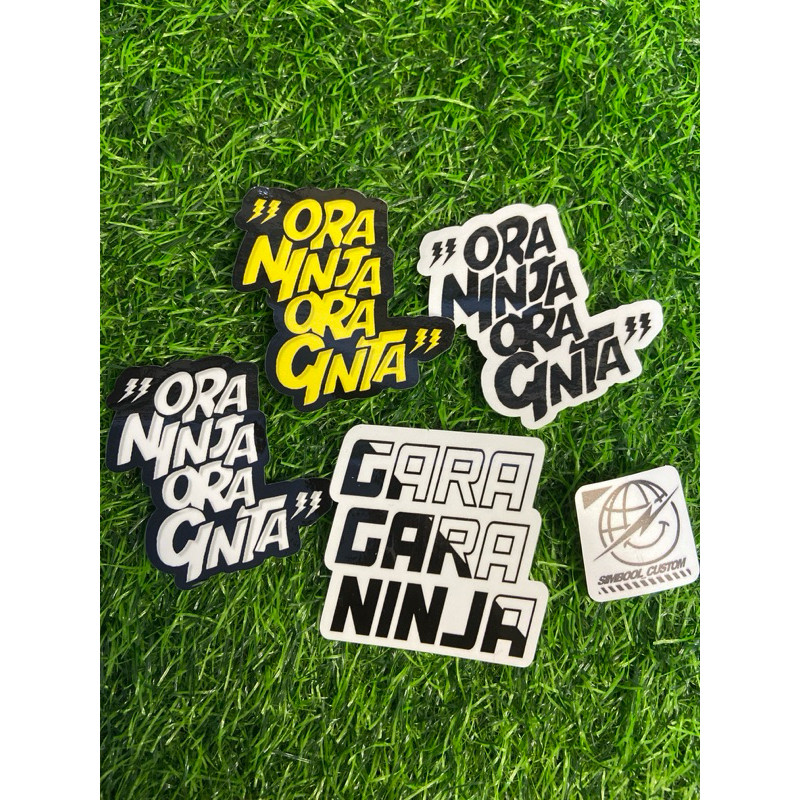 忍者貼紙 ORA NINJA GARA GARA NINJA | 蝦皮購物
