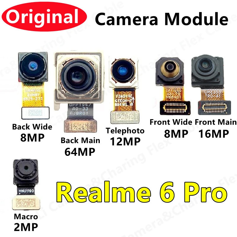 適用於OPPO Realme 6 Pro 6Pro麵嚮攝像頭模塊柔性電纜更換備件的原裝前後置攝像頭 | 蝦皮購物