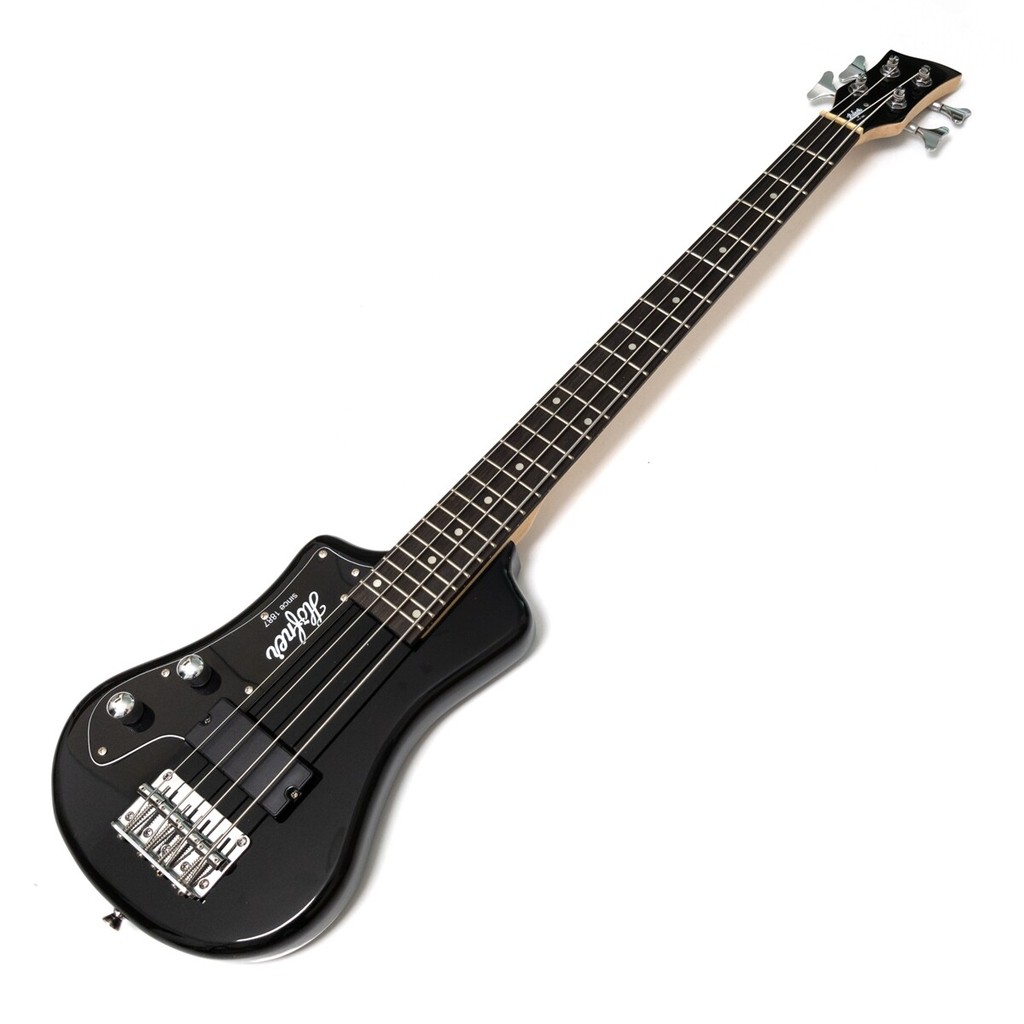 4 弦左手 Hofner Bass 迷你旅行黑色電吉他貝司帶 Gigbag | 蝦皮購物