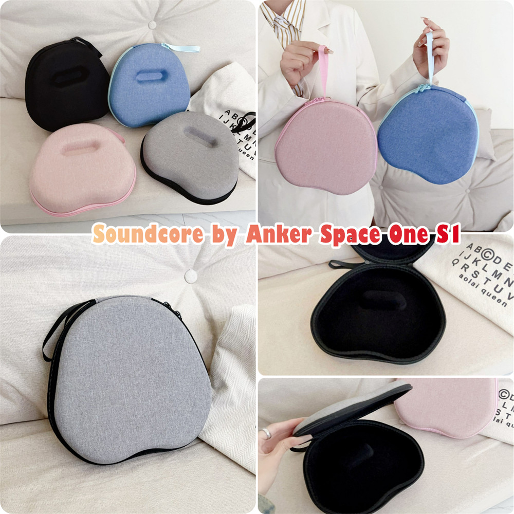 【折扣】For Soundcore by Anker Space One S1 耳機套彩色系列耳機耳墊收納包外殼盒 | 蝦皮購物