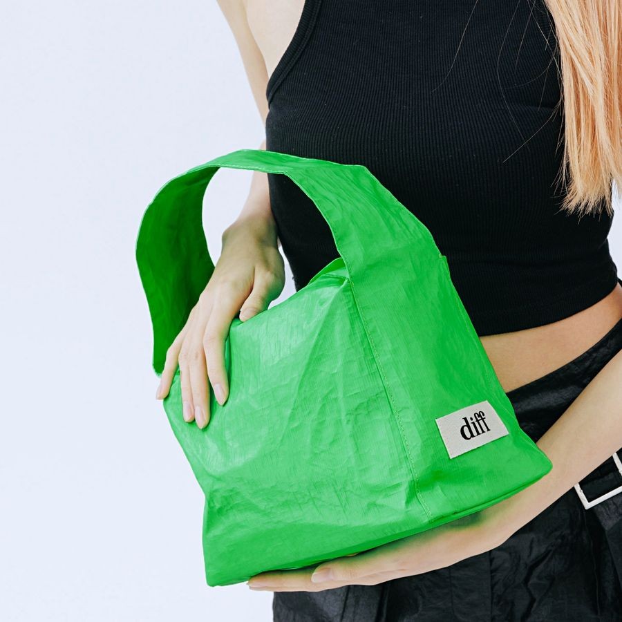 韓國Diff Hobo Signature Bag流浪包霓虹肩背包/ 托特包/ 5 Colors/ 綠色 eslite誠品 | 蝦皮購物