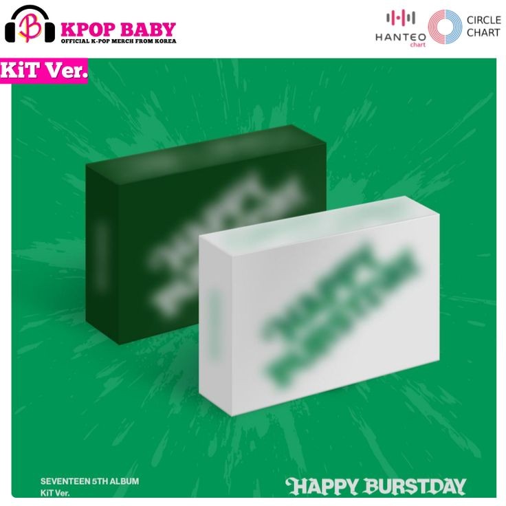(KiT Ver.) SEVENTEEN 5th Album [HAPPY BURSTDAY] SVT | 蝦皮購物