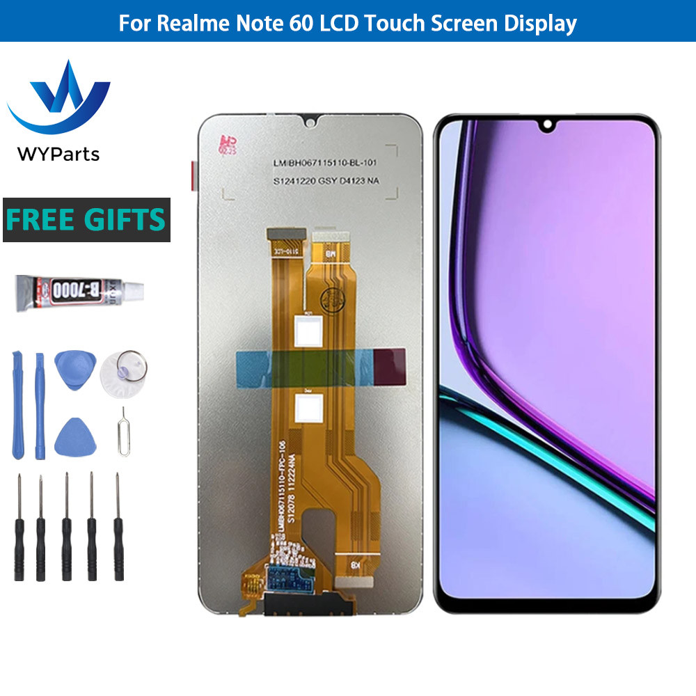 6.74" 適用於 Realme Note 60 RMX3933 LCD 顯示屏觸摸屏數字化儀更換 | 蝦皮購物