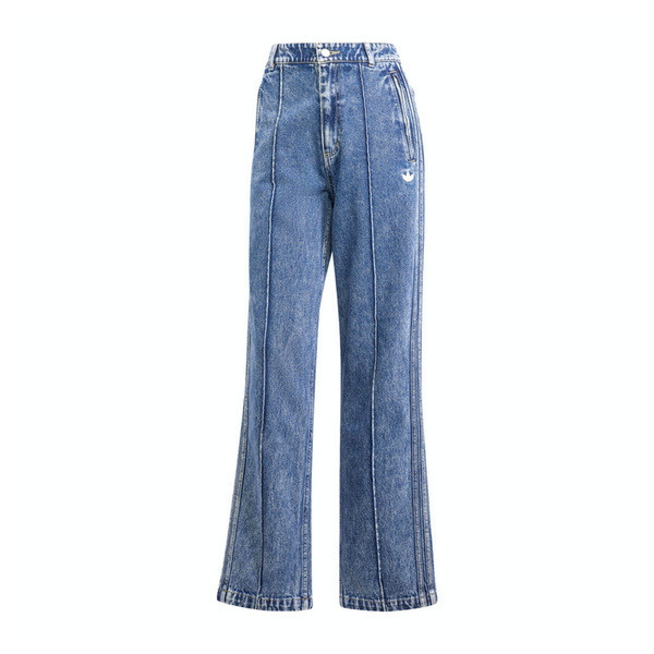 Adidas P ESS Denim ST IW5758 女 牛仔長褲 經典 休閒 藍 | 蝦皮購物