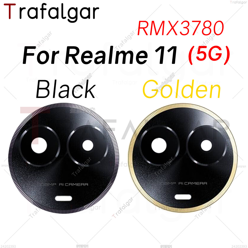 Realme 11 5G RMX3780 後置攝像頭鏡頭後置攝像頭玻璃蓋更換帶不干膠貼紙 | 蝦皮購物