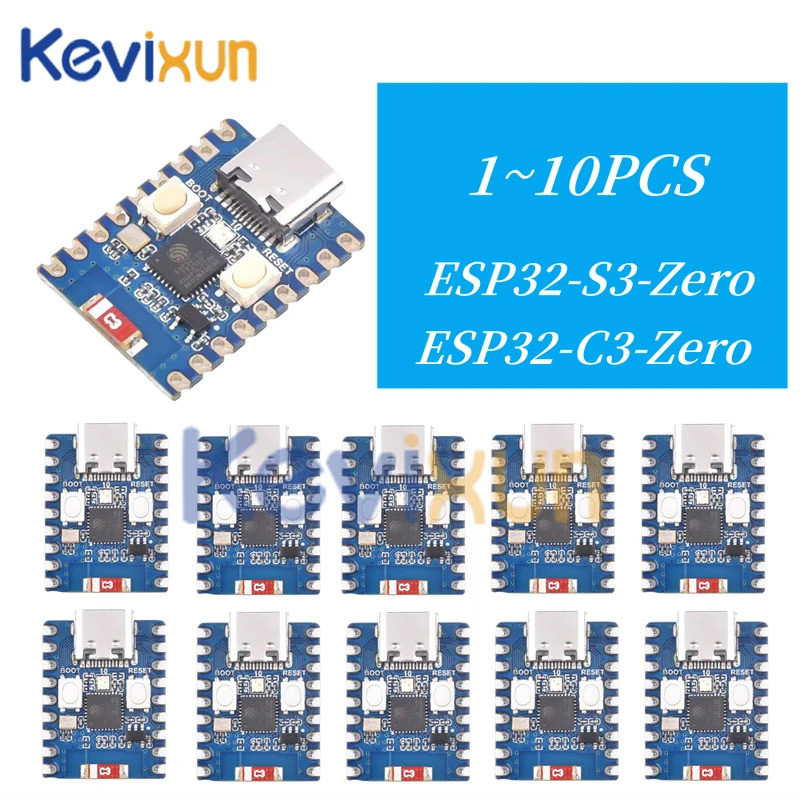 1-10塊/ESP32-C3-Zero ESP32-S3-Zero迷你開髮闆WiFi藍牙超小尺寸ESP32 C3 S3 | 蝦皮購物