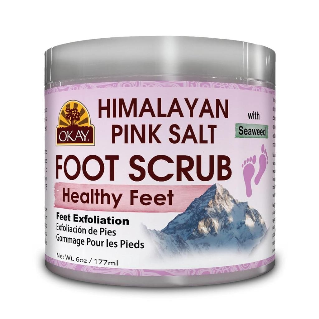 OKAY Himalayan Pink Salt Foot Scrub - Himalayan Salt Scrub, | 蝦皮購物