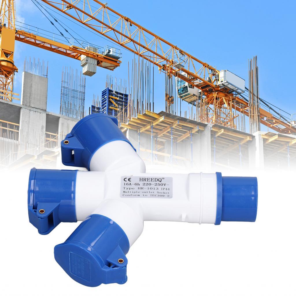 Ujewndju 通用工業插座 Ip44 16A 插座連接器適配器插座插頭適配器 Ic 插頭 (HR-1014) | 蝦皮購物