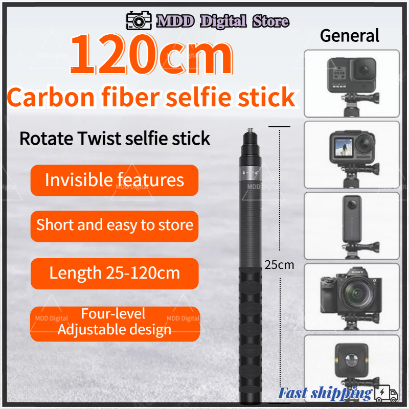 DJI Nano/360/Action 5 Pro/Insta360 X5/GoPro 13/12、1.2m 碳纖維超輕 | 蝦皮購物